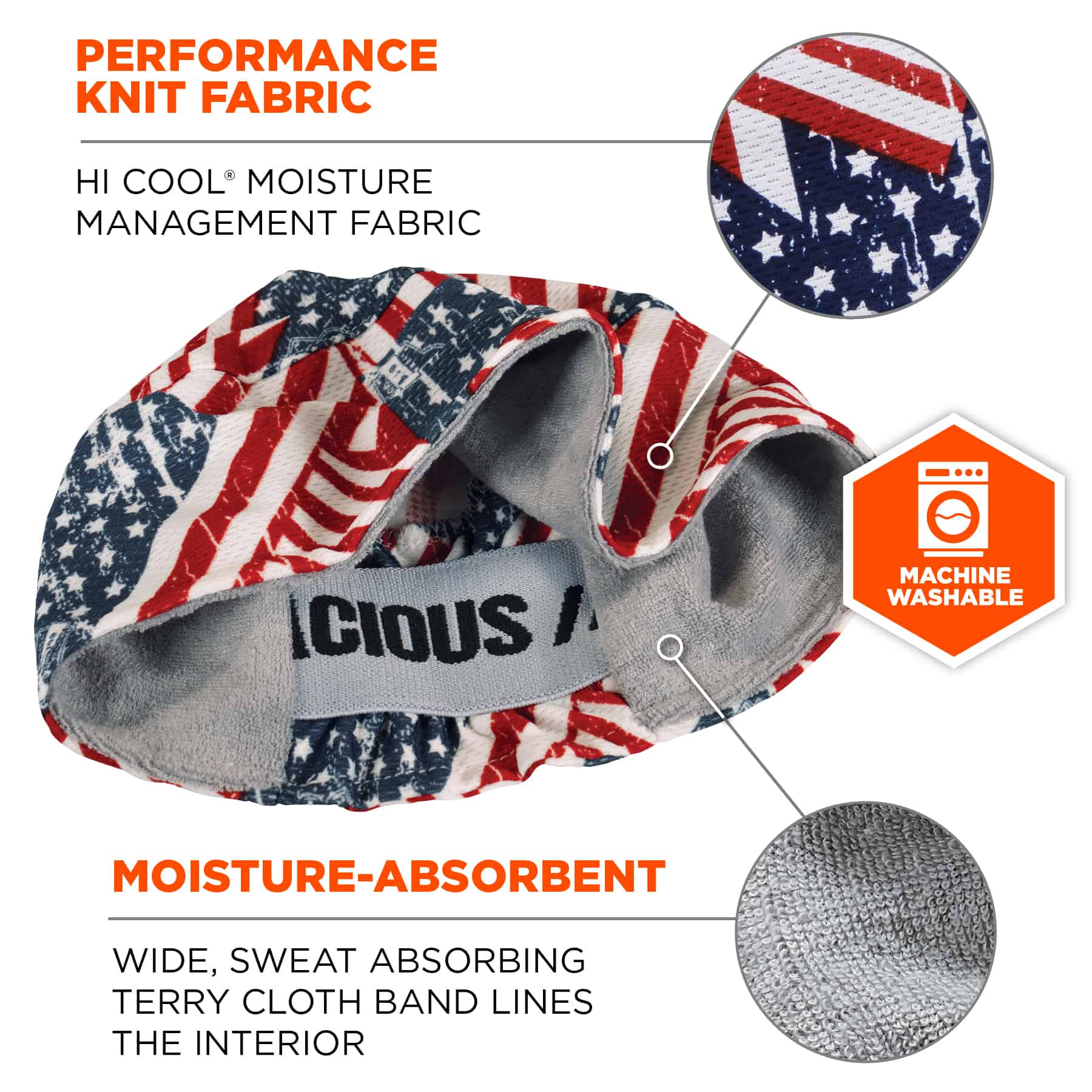 Skull Cap - Terry Cloth | Cooling Devices | Choctaw-Kaul Catalog