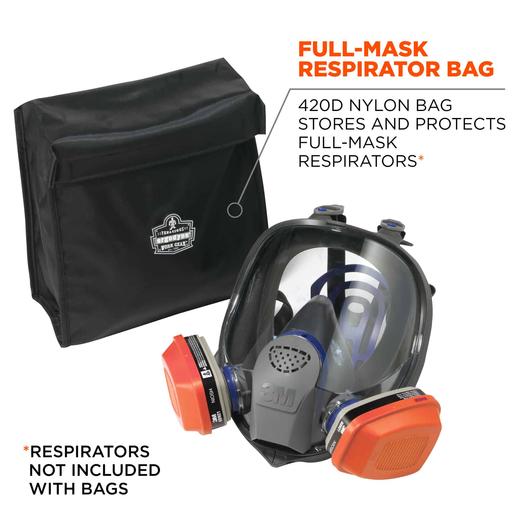 Respirator Bag - Full Mask | Accessories | Choctaw-Kaul Catalog