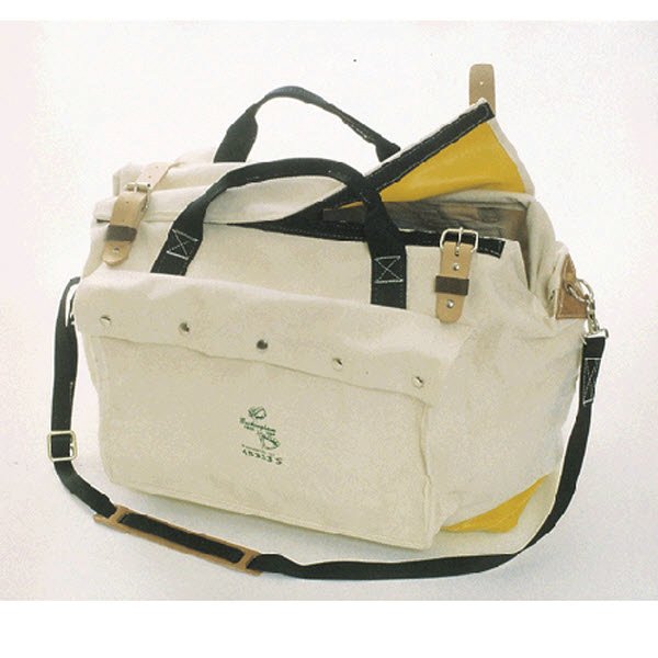 BAG, TOOL, CANVAS, 24" L X 19" H X 11" W, LINEMANS, 2 OUTSIDE POCKETS ...